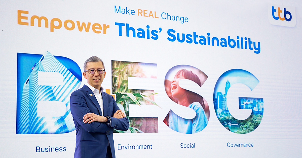 ttb announces the B+ESG framework as key to success towards “Sustainable Banking ...