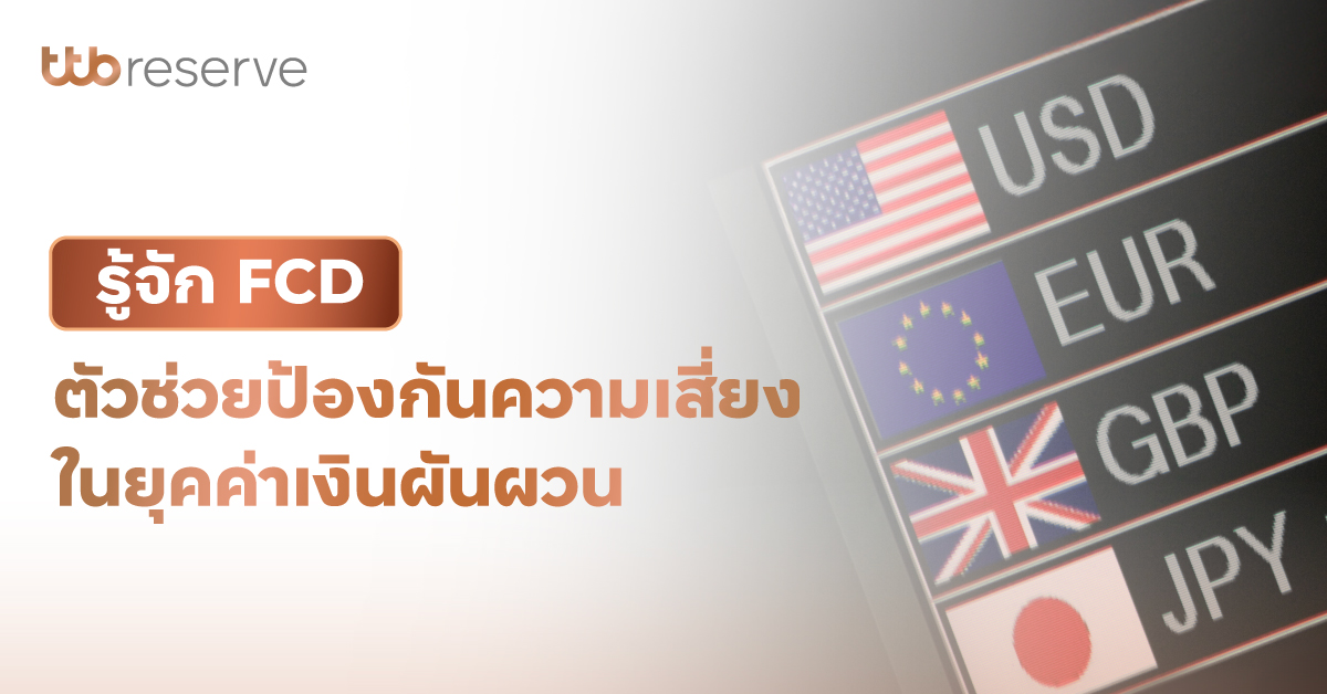 รู้จัก FCD ตัวช่วยป้องกันความเสี่ยงในยุคค่าเงินผันผวน | ทีเอ็มบีธนชาต (ttb)